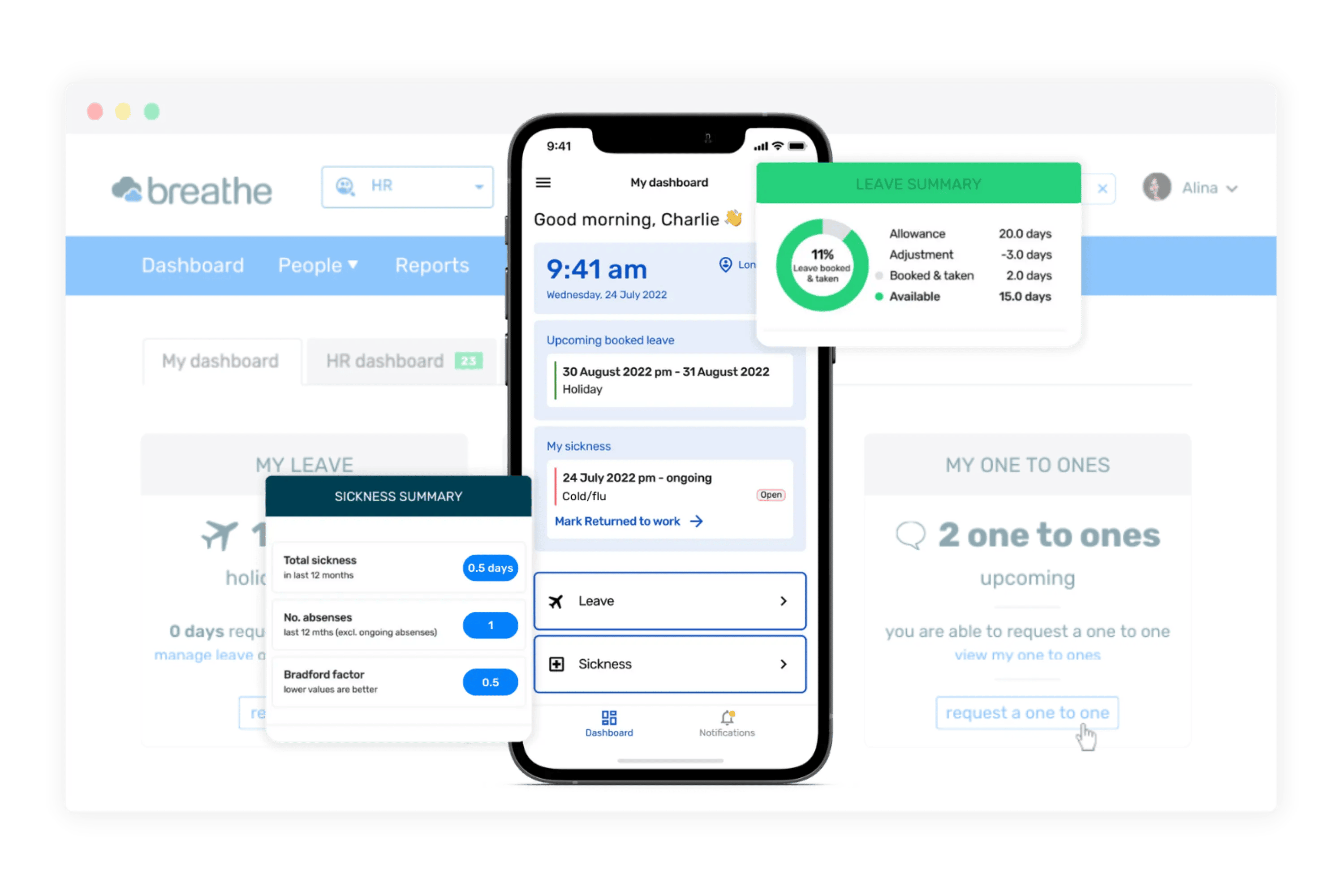 Mobile App | Rota Software | Breathe