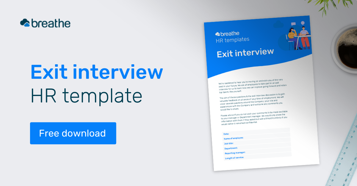 Exit interview template