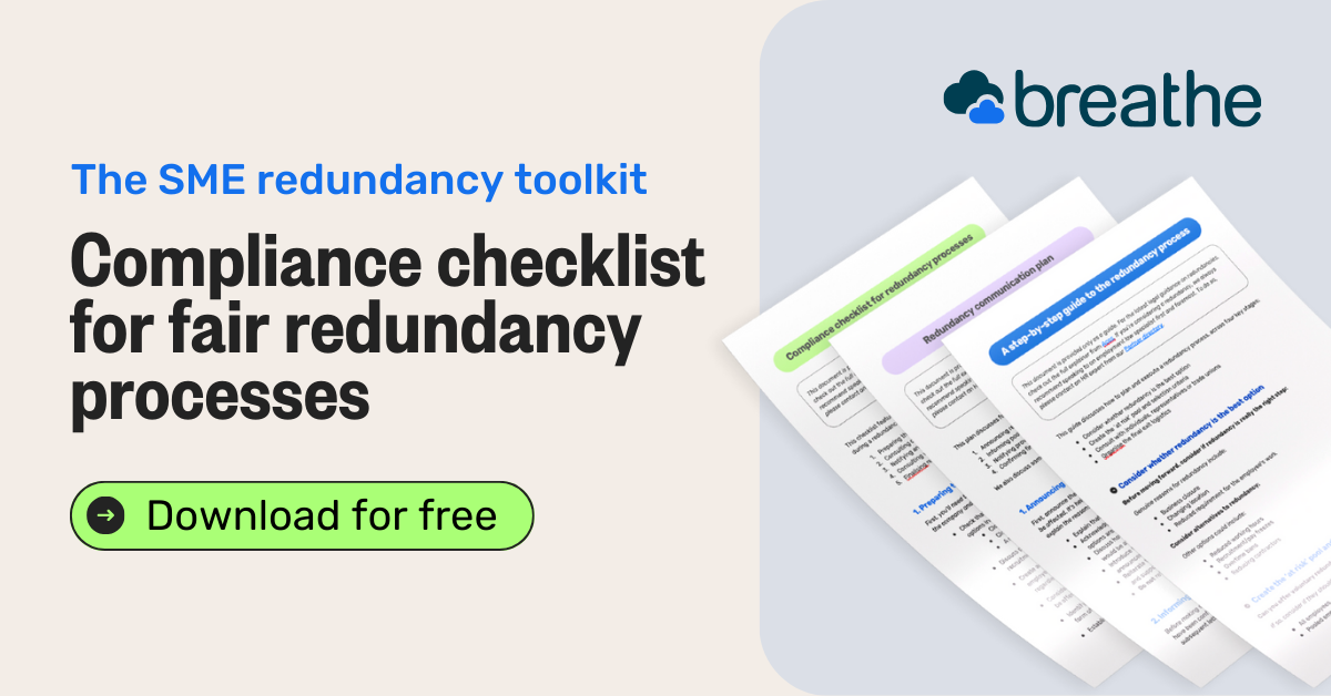 Compliance Checklist for Fair Redundancy Processes | Breathe