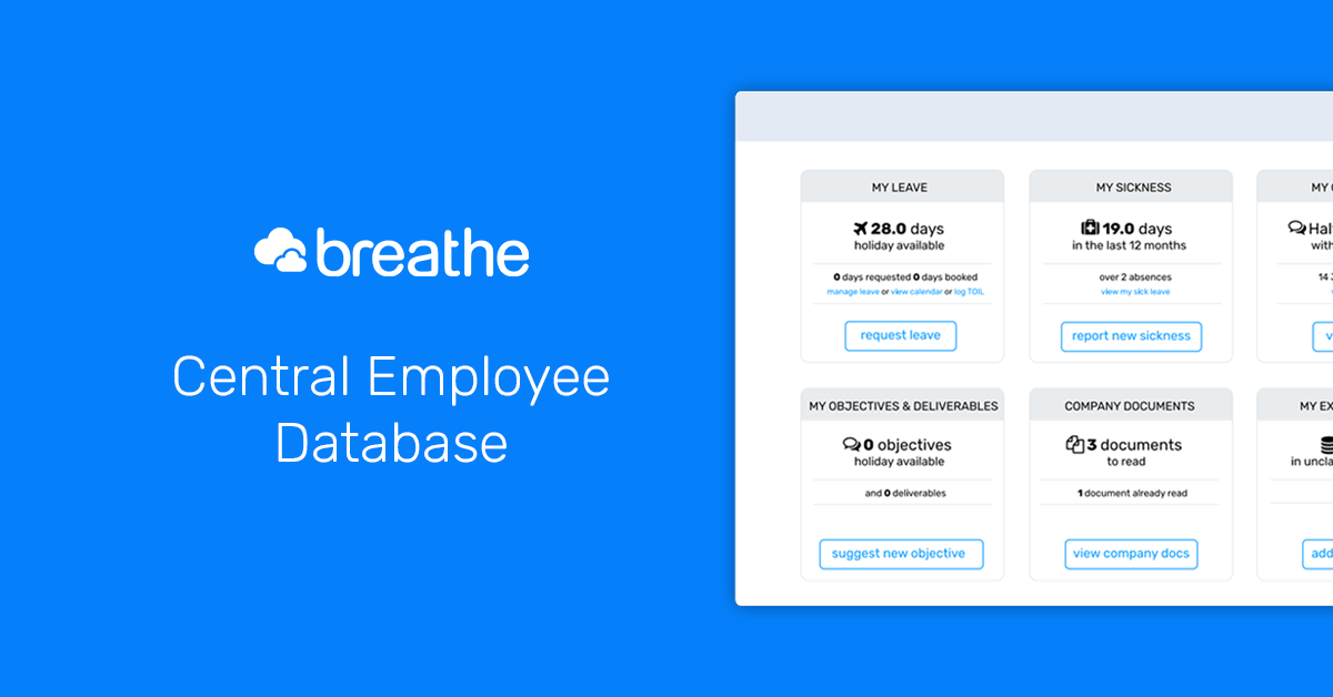 HR Database | Employee Database | Breathe