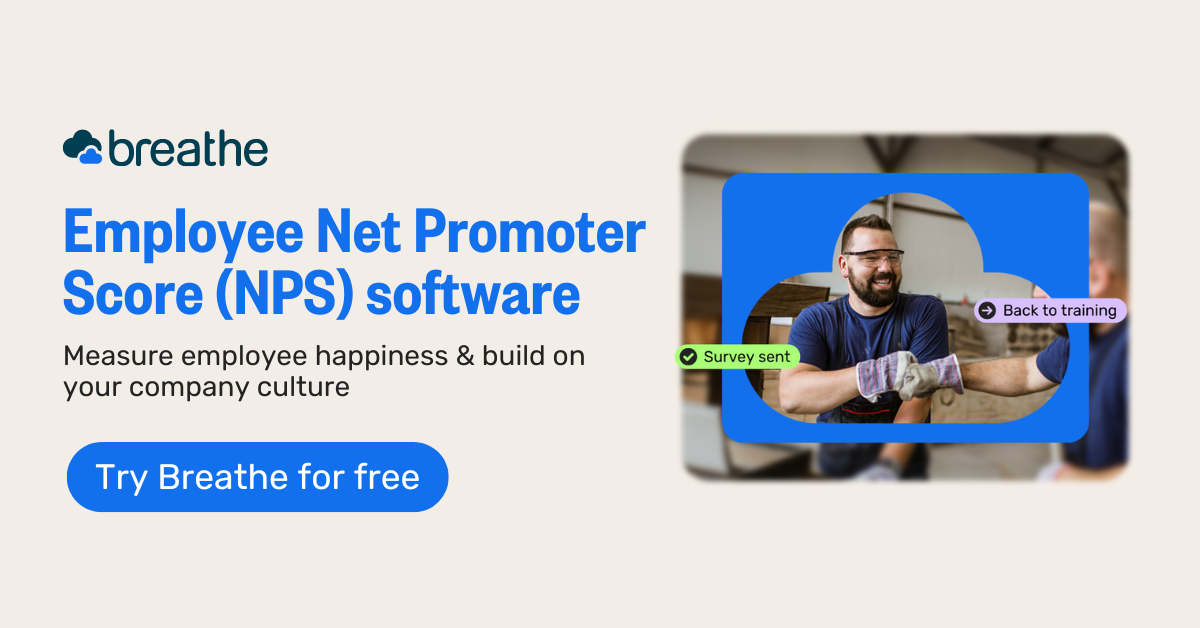 Employee Net Promoter Score (NPS) | Breathe