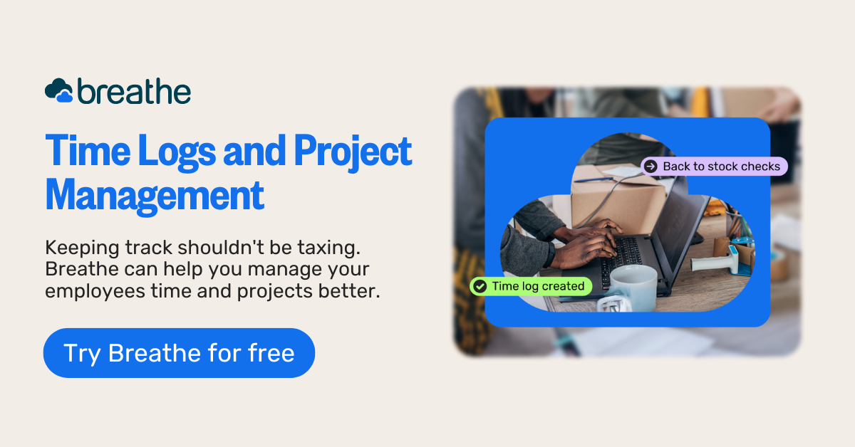 Employee Time Logs & Tracker | Time Management Software | Breathe