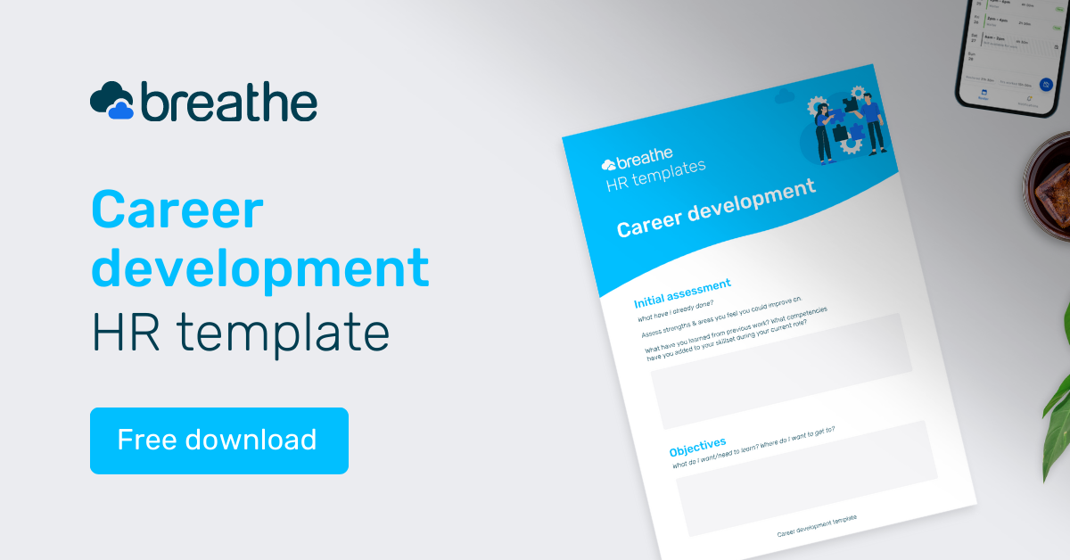 Career development template