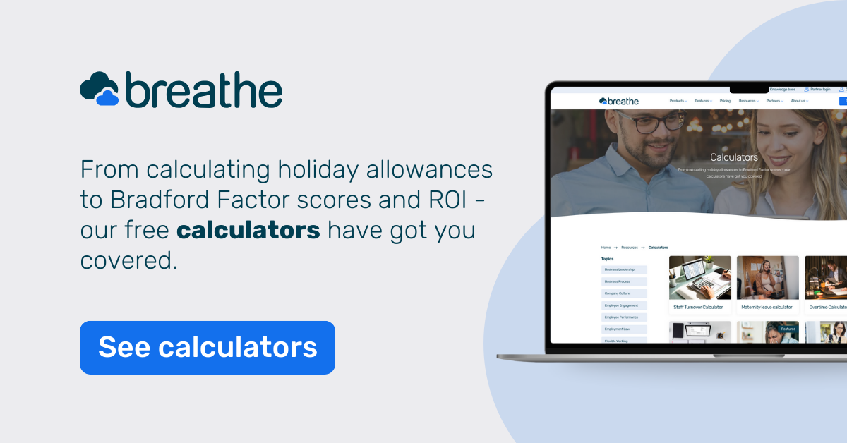 HR Calculators | BreatheHR