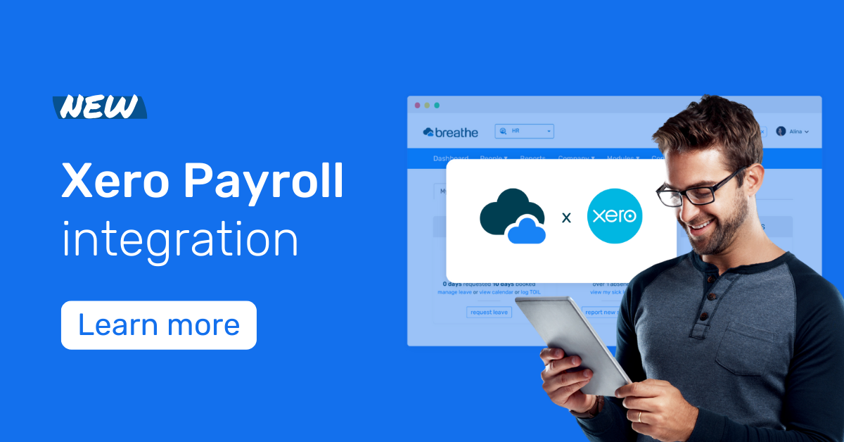 Xero payroll integration with HR software | Breathe