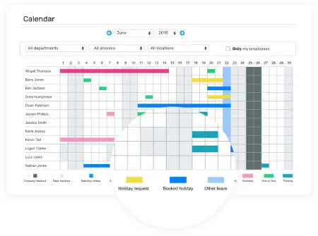Staff Holiday Planner & Booking System | Breathe